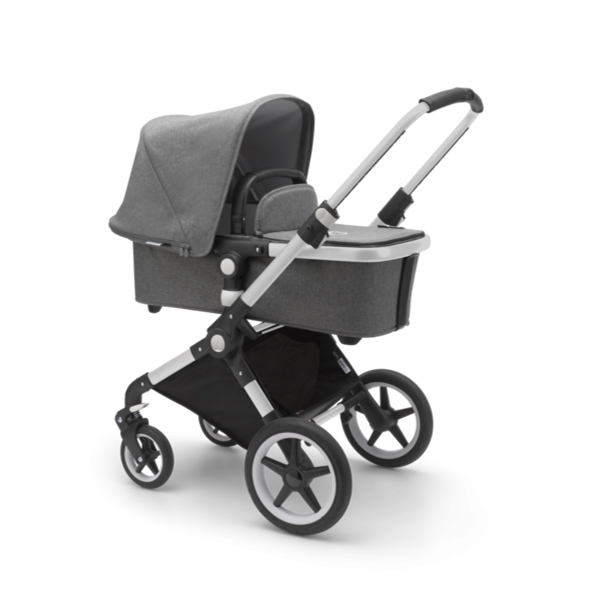 Bugaboo Lynx Complete Stroller and Bassinet Aluminum Frame w/Grey | Cubs